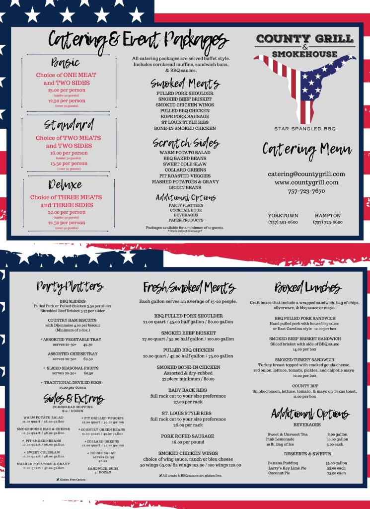 Catering | County Grill