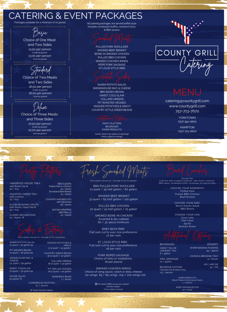 Catering | County Grill